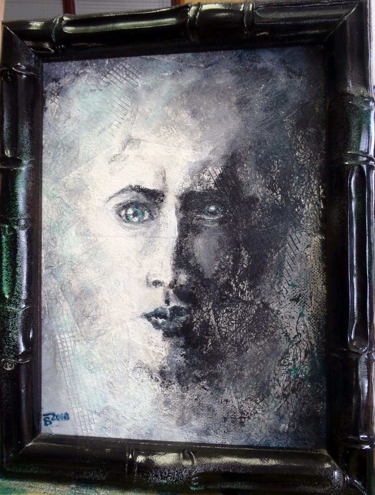 Portret - kombinirana tehnika