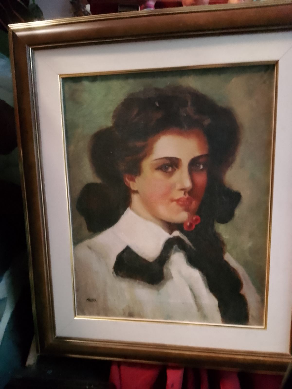 Portret, Ulje na platnu, orginal, potpis