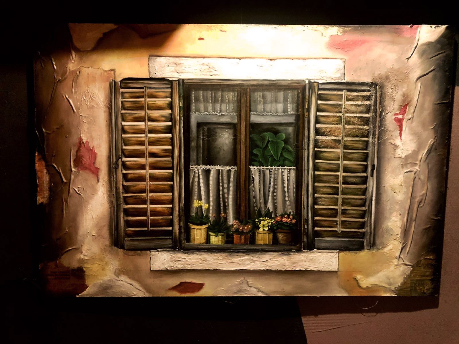 Prozor - ulje na platnu