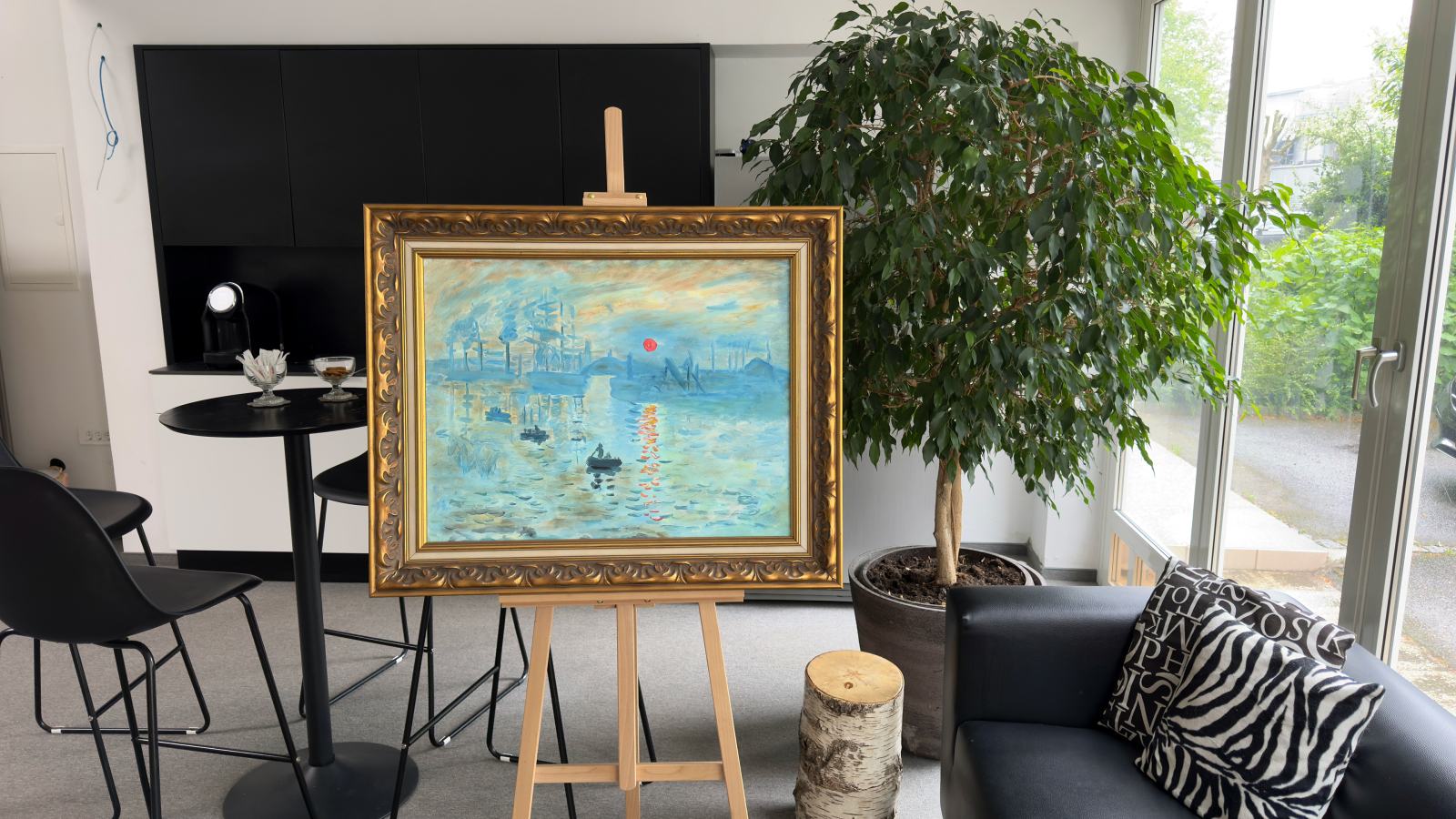 Reprodukcija Claude Monet; Impresija, vzhajajoče sonce; 1872