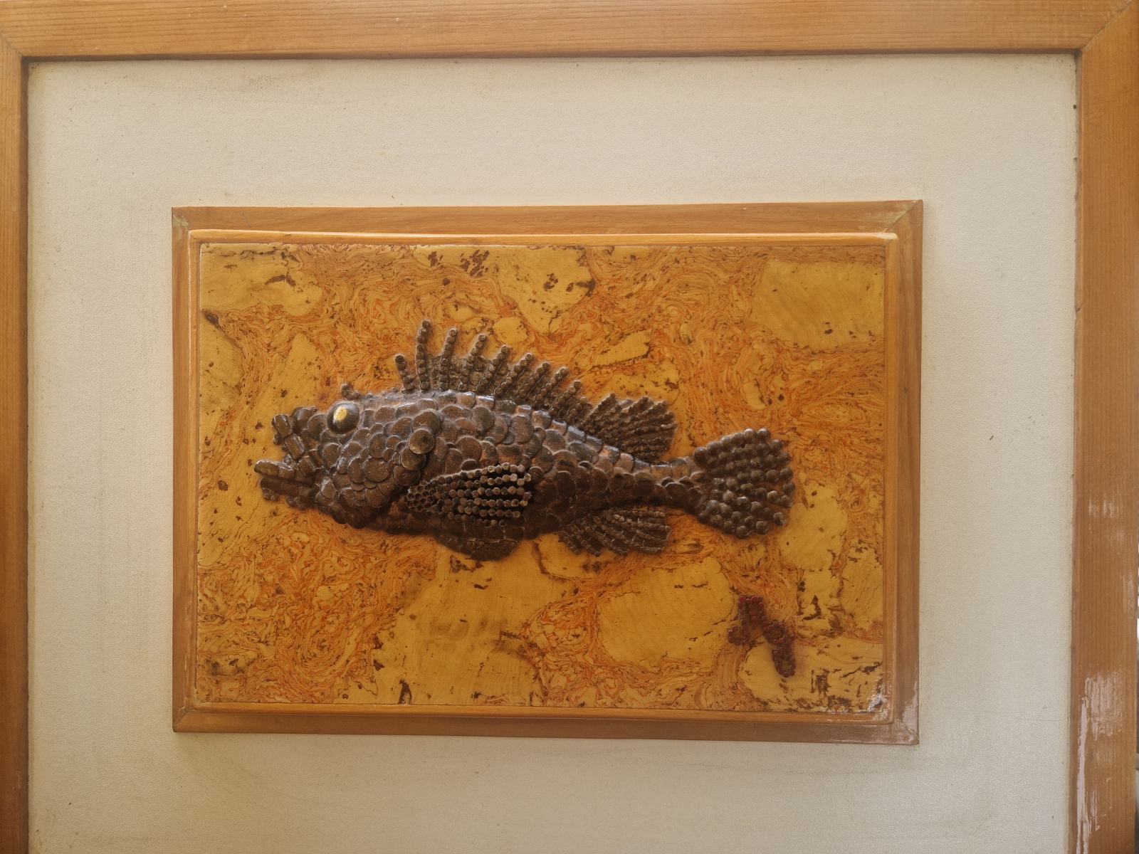 Škarpina, metal , potpis