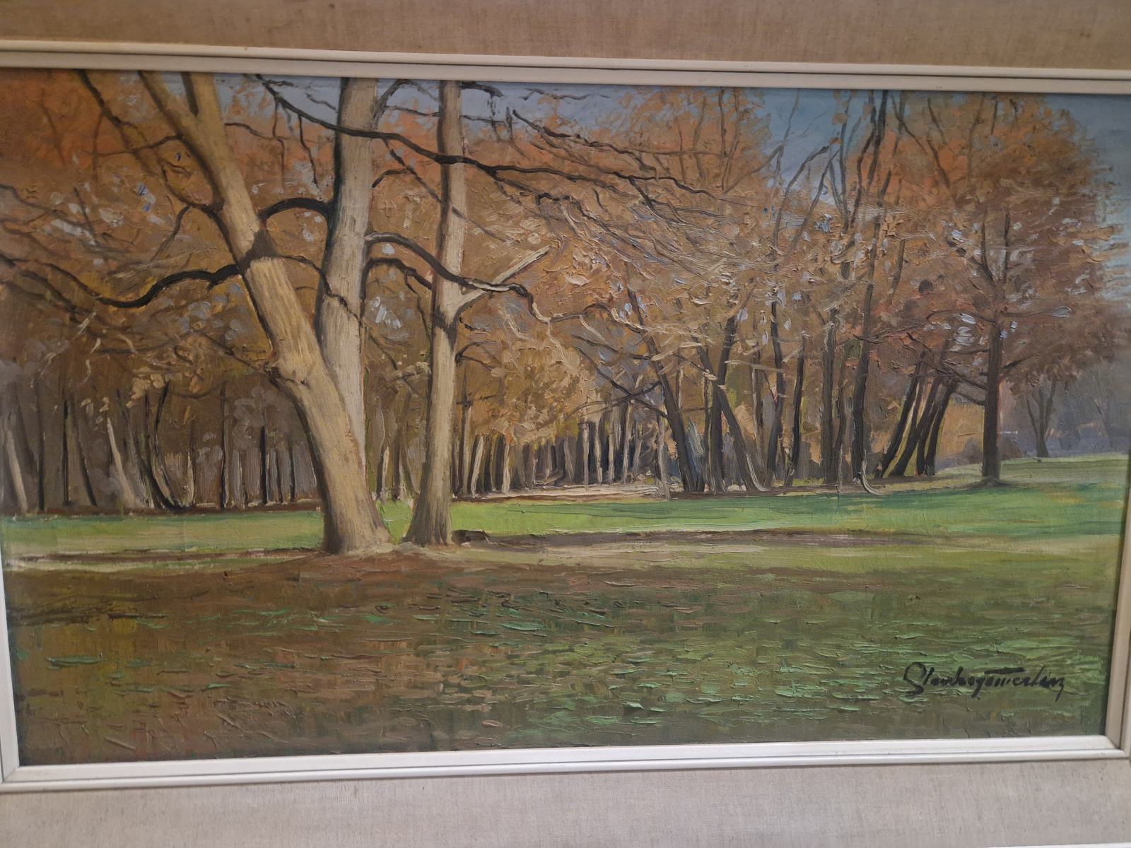 Slavko Tomerlin - veliko ulje na platnu - 1970.god