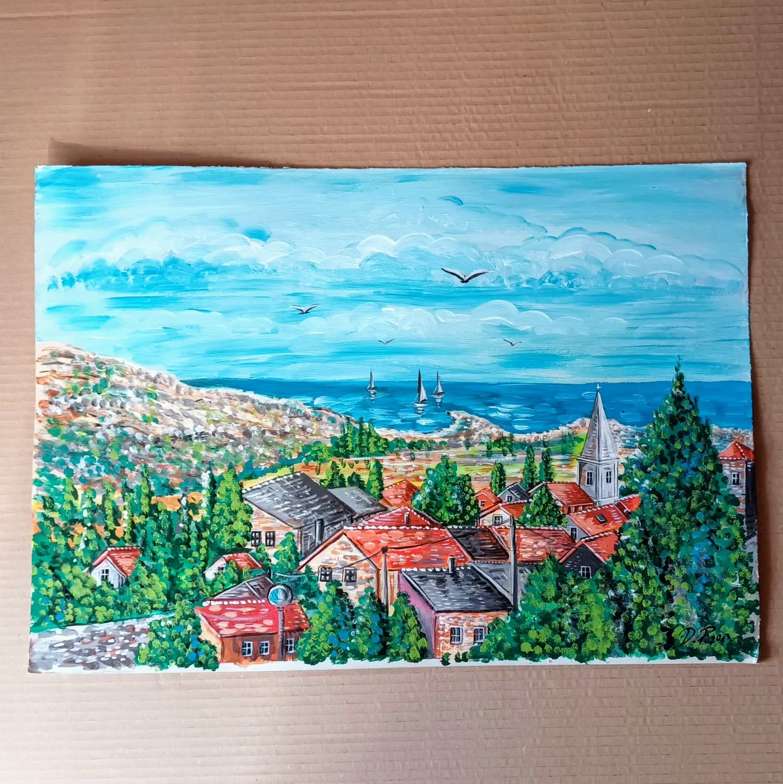 SLIKA - AKRIL NA KARTONU - PANORAMA - ⚡️50 cm x 34 cm ⚡️