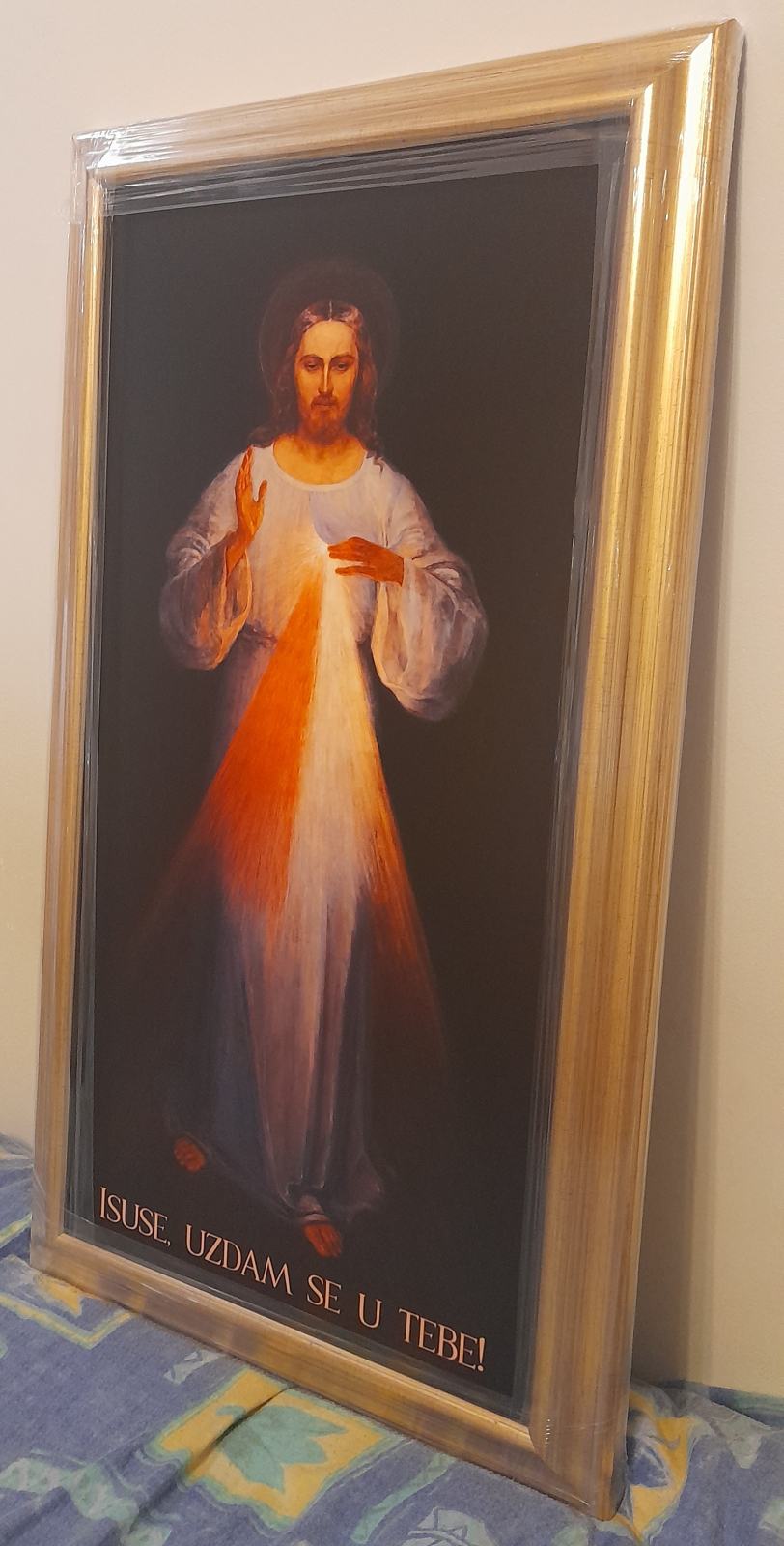 SLIKA MILOSRDNI ISUS IZ LITVE, DIMENZIJE 60x35 cm, prodajem