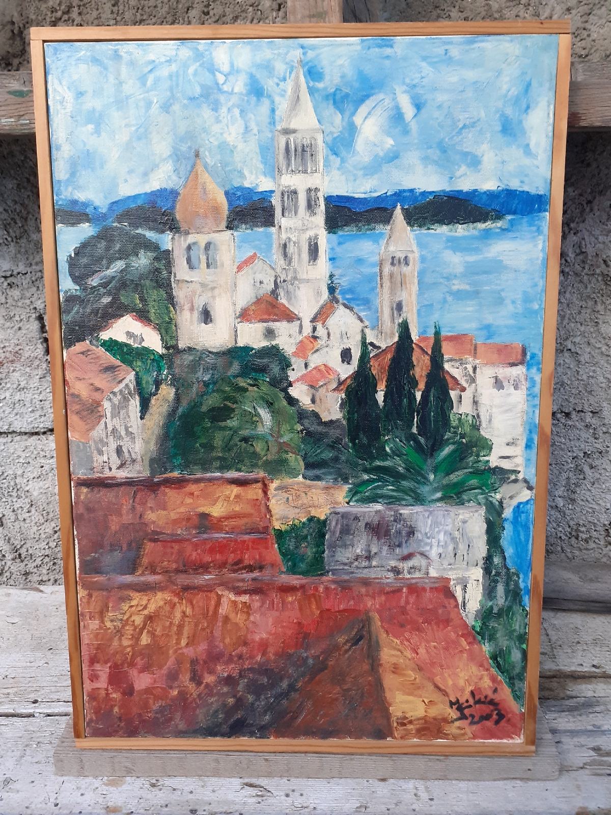 Slika sa prikazom grada Raba