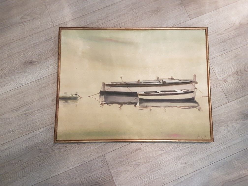 Slika ulje na platnu iz 1986.god s potpisom 60x45