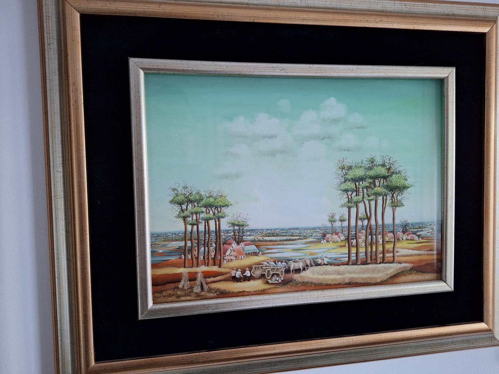 Stjepan Ivanec 35×25 Žetva