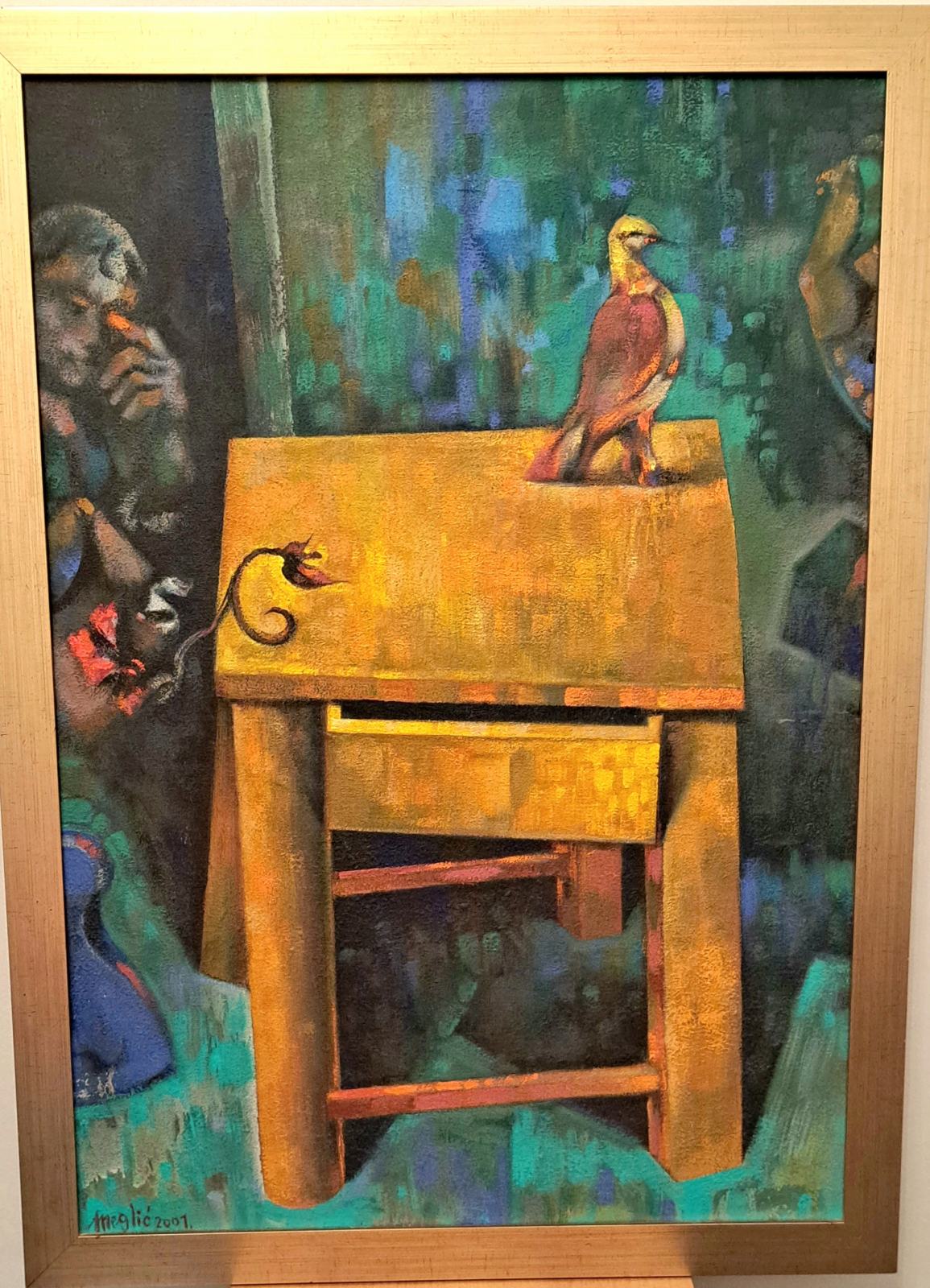 STOLICA, ULJE NA PLATNU 70X110 CM, AKADEMSKI SLIKAR VLADIMIR MEGLIĆ