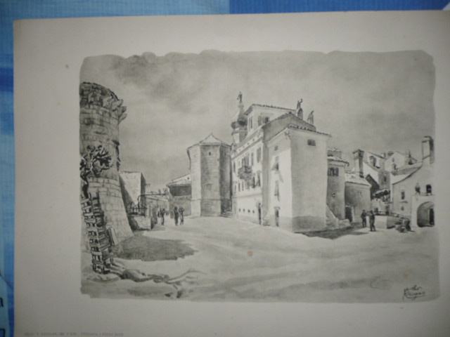 Tomislav Krizman, litografija, dimenzije: 33x48cm