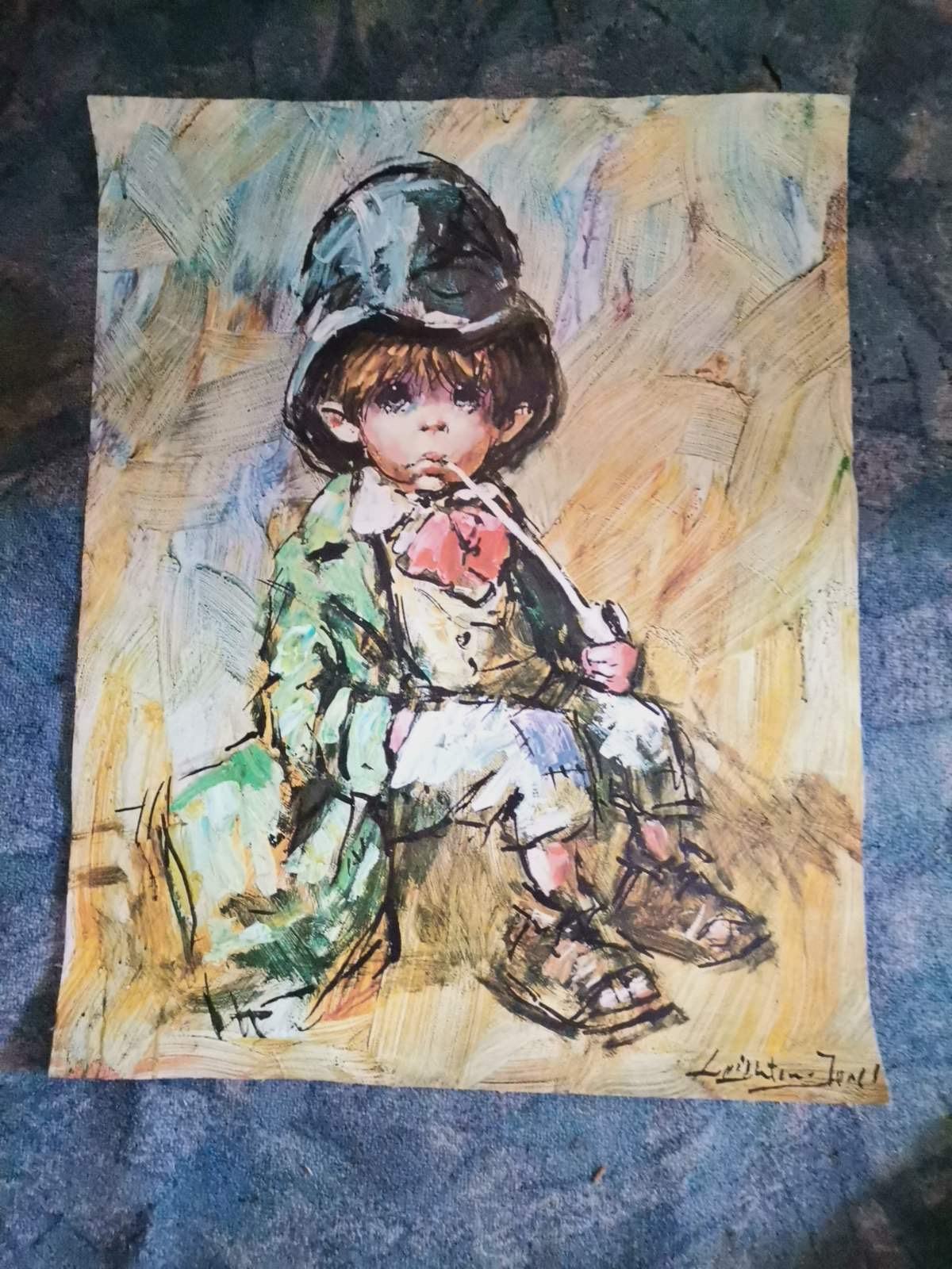 Umjetnicka Slika Decko sa Lulom