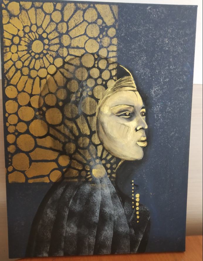 Umjetnička slika Mezopotamijska princeza