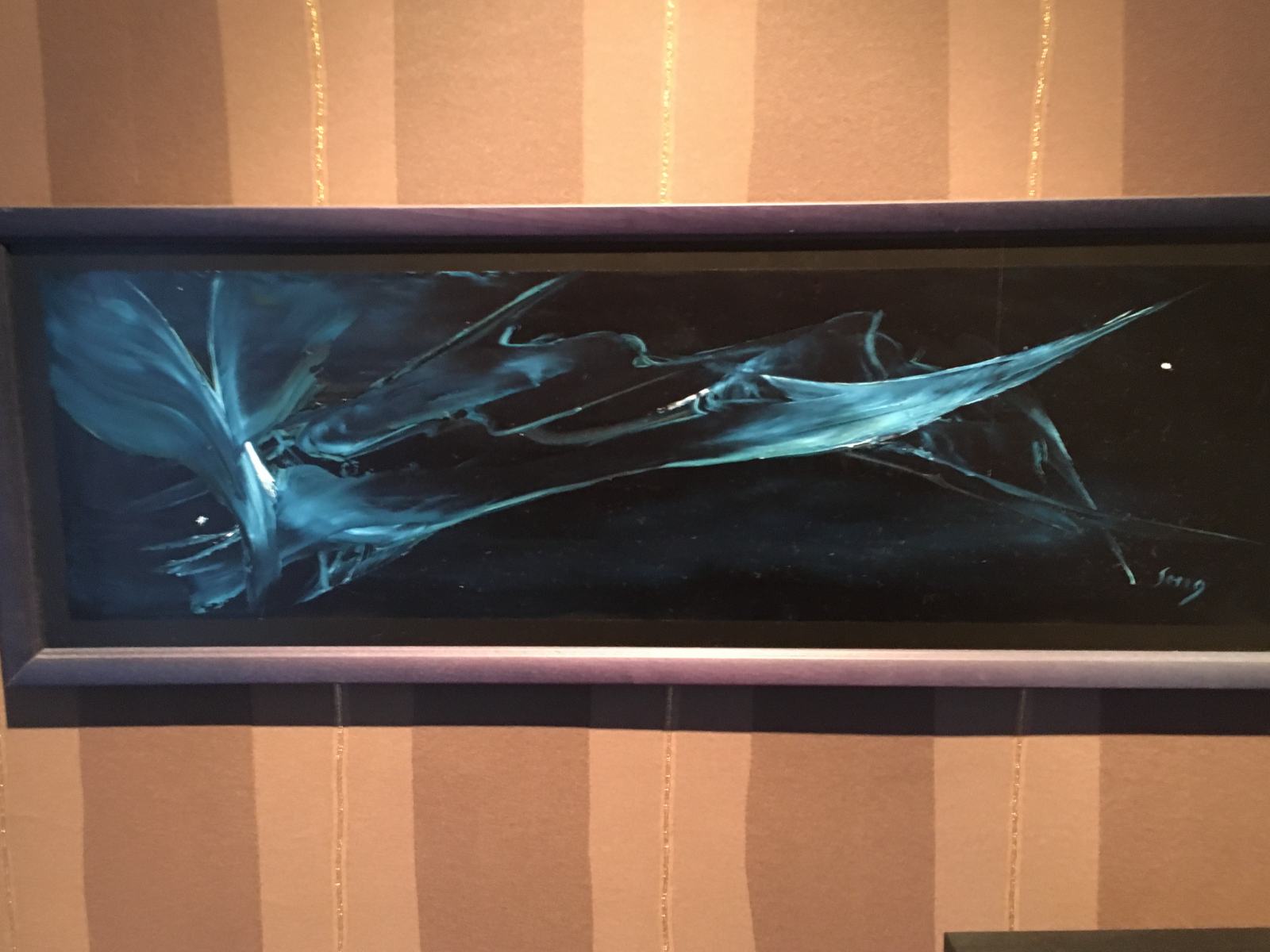 umjetnička slika Plava orhideja