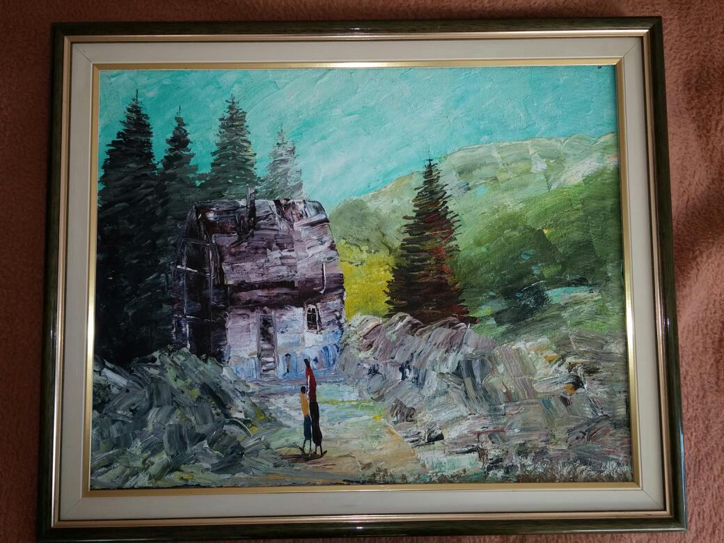 Umjetnicka slika ulje na platnu Šilovic