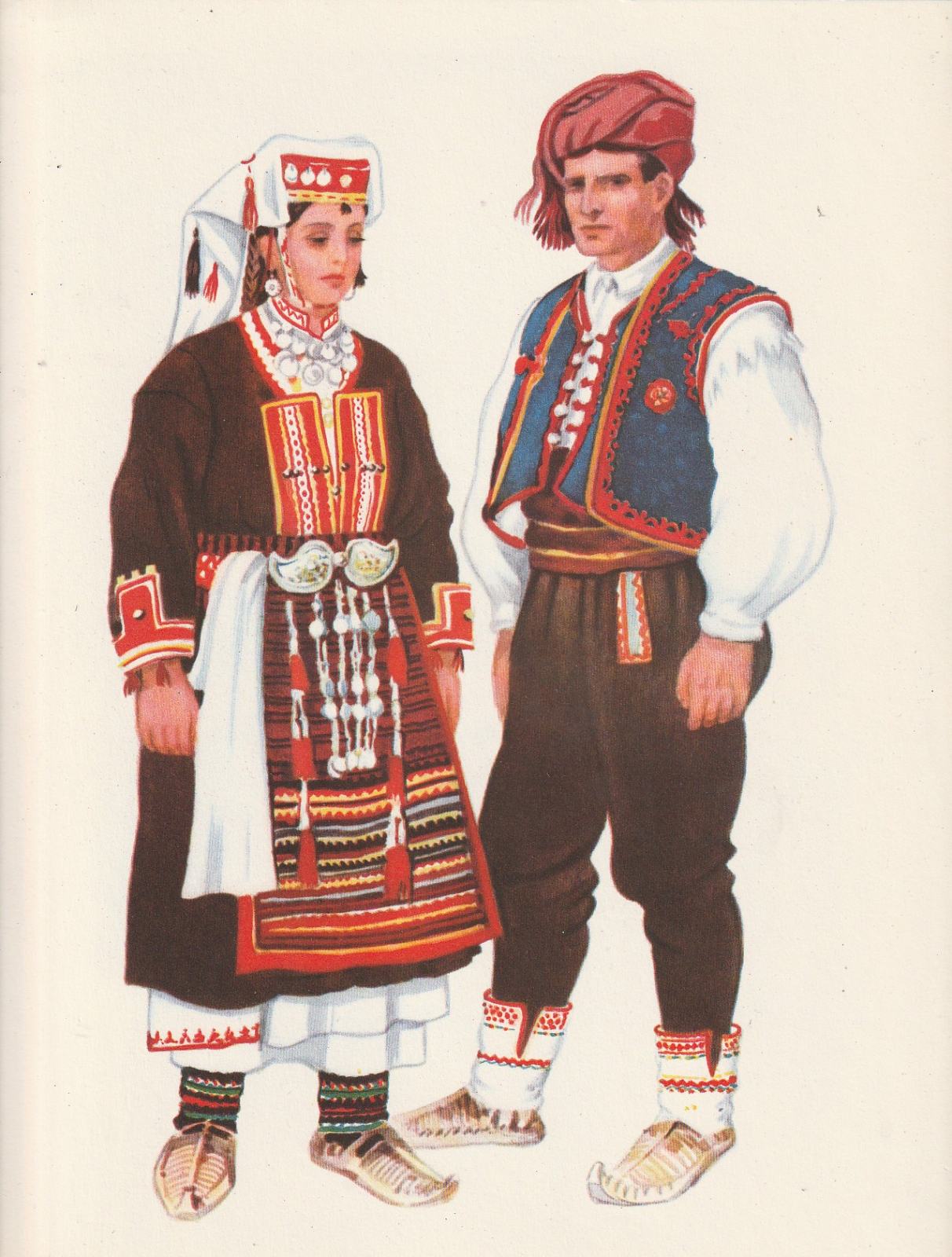 VLADIMIR KIRIN NARODNE NOŠNJE BOSNE I HERCEGOVINE SLIKA 40 KUNA