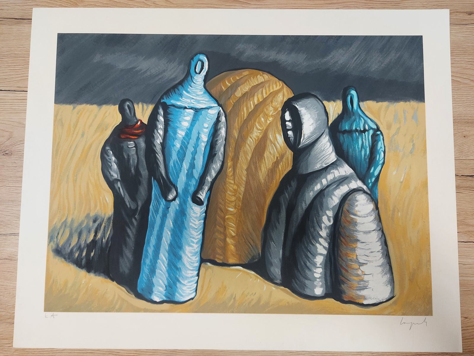 Željko Lapuh, grafika, dimenzije: 63x50cm, novo!