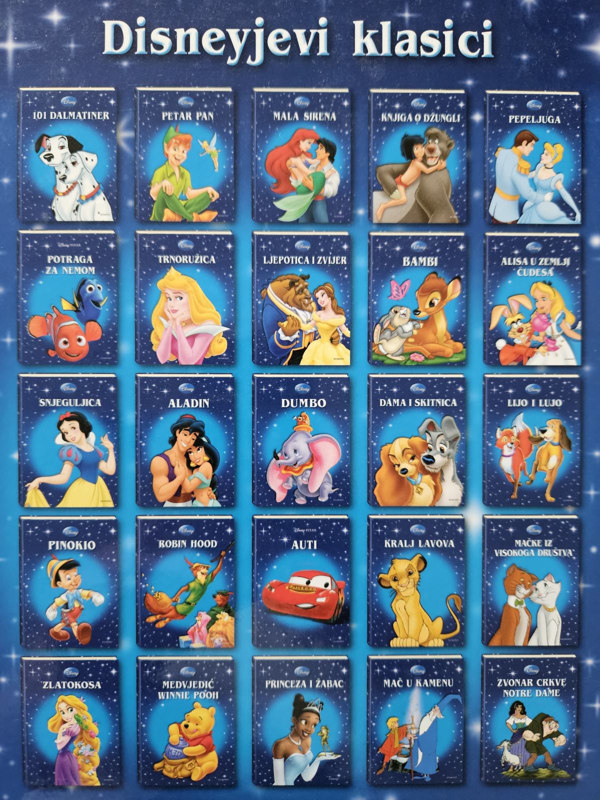 Disney klasici - komplet od 26 slikovnica