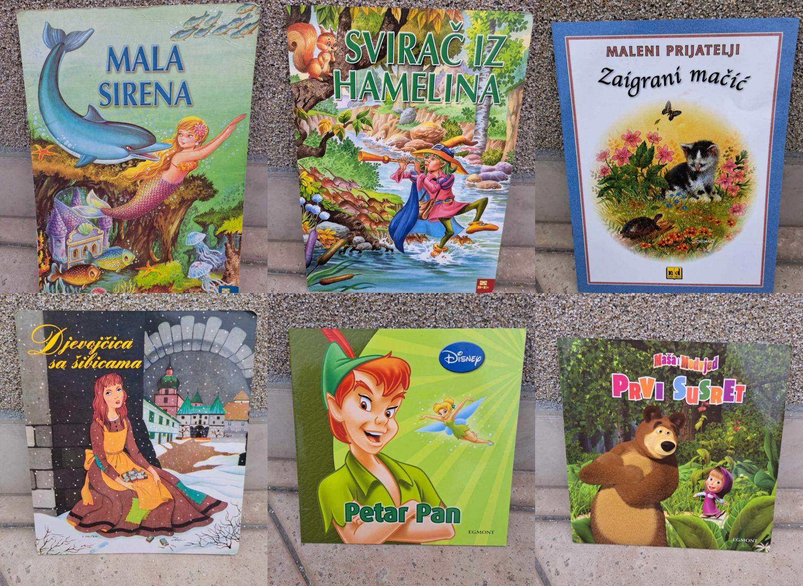 Različite dječje slikovnice