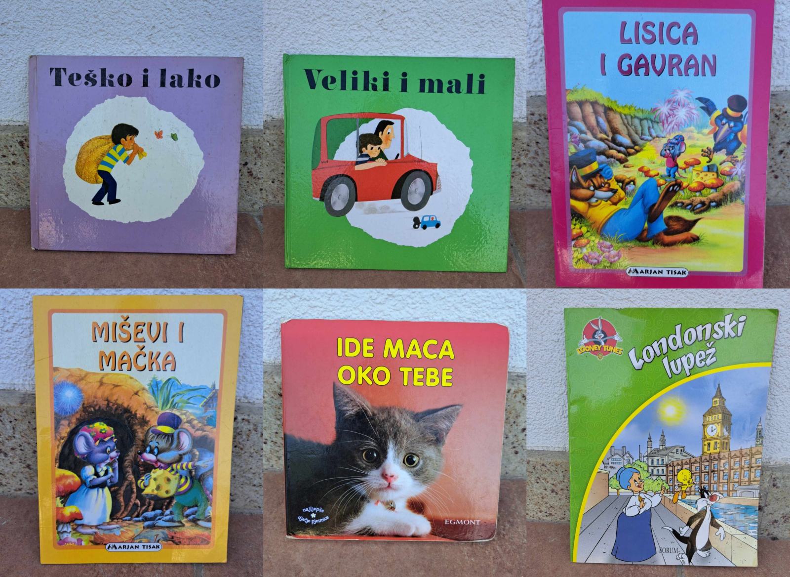 Različite dječje slikovnice