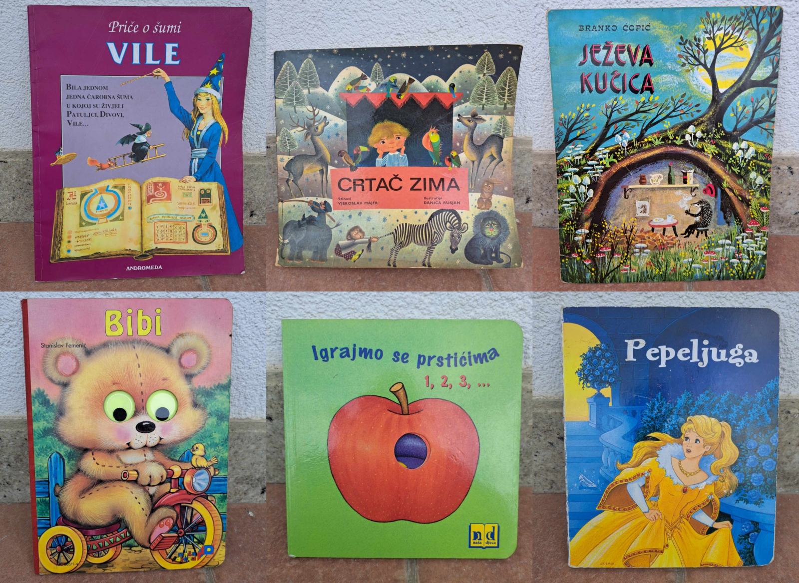 Različite dječje slikovnice