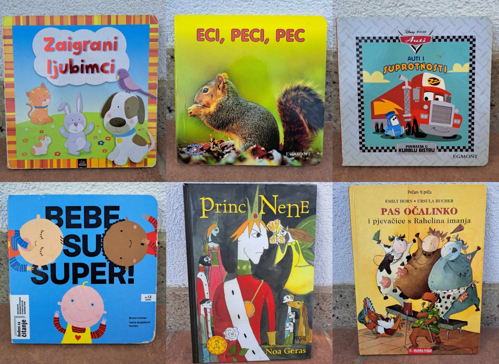 Različite dječje slikovnice