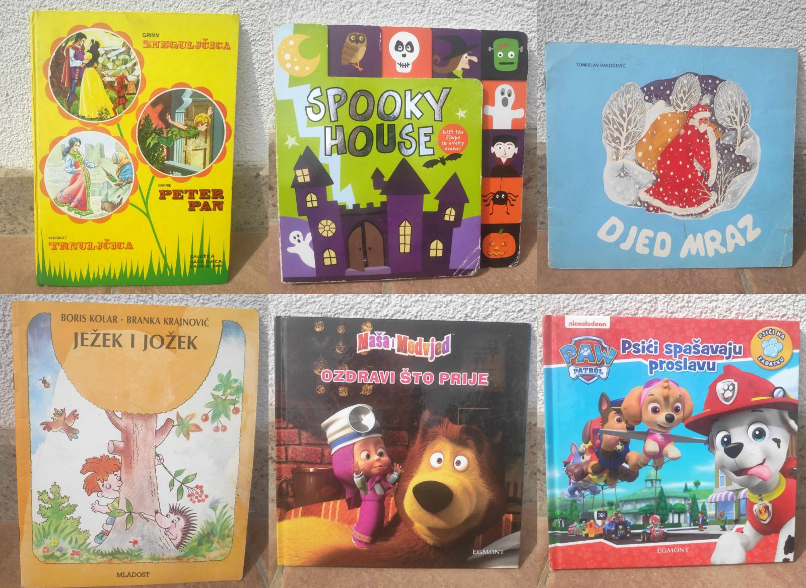 Različite dječje slikovnice