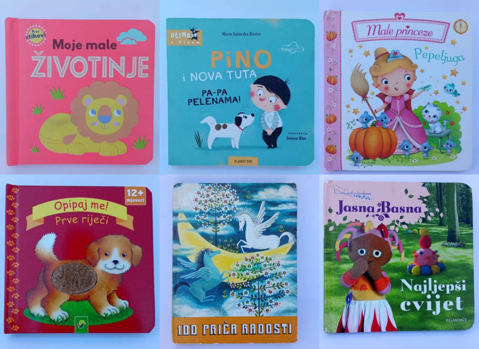 Različite dječje slikovnice