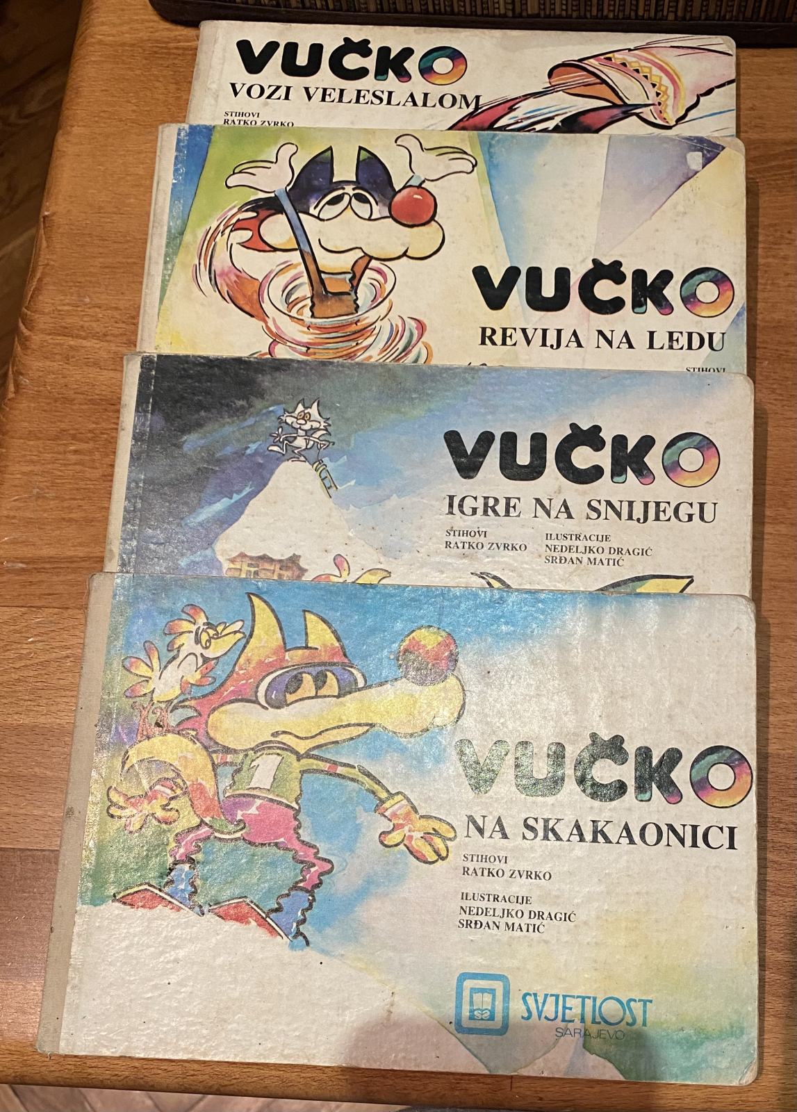 Vučko Slikovnice 4 Komada
