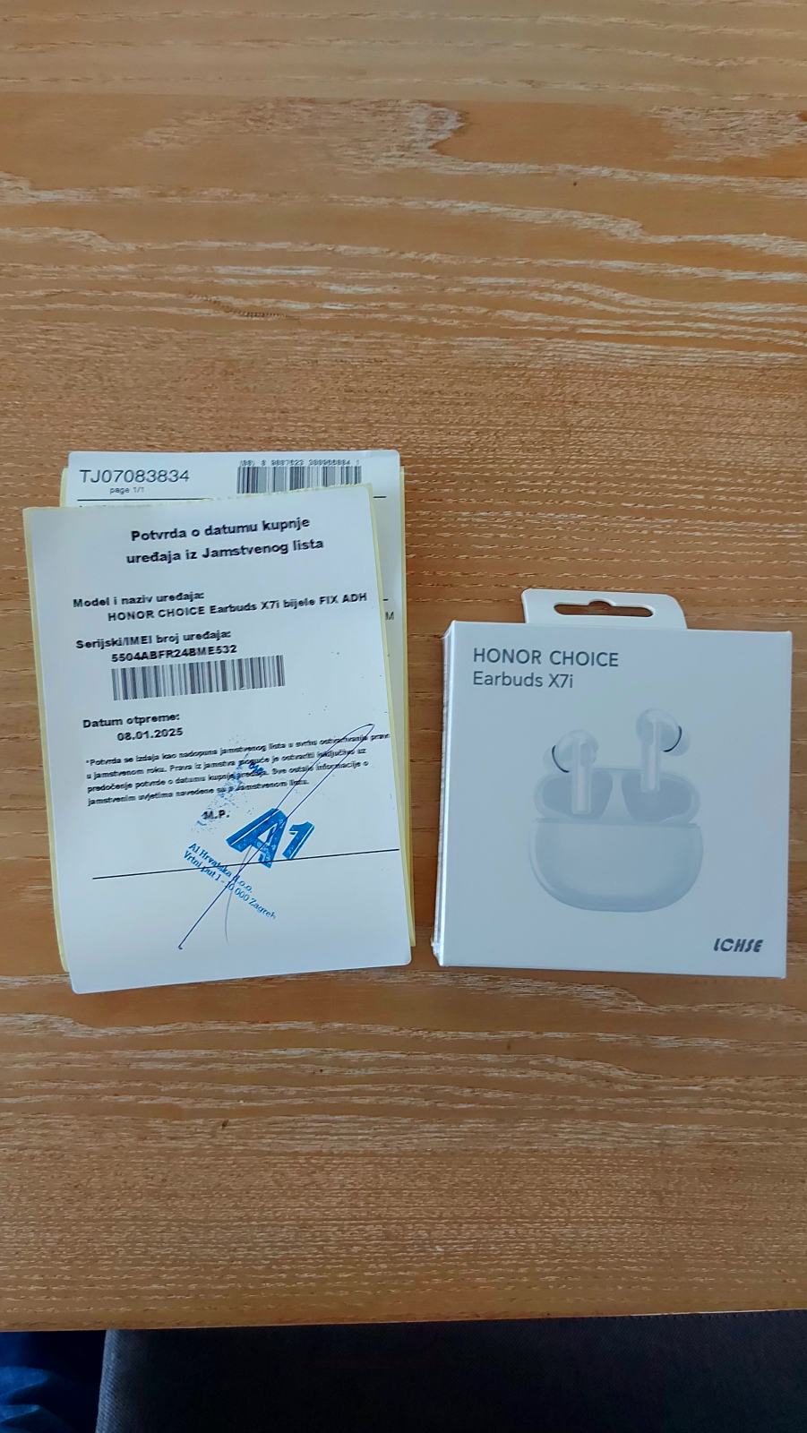 Honor Choice Earbuds X7i, NOVE ZAPAKIRANE