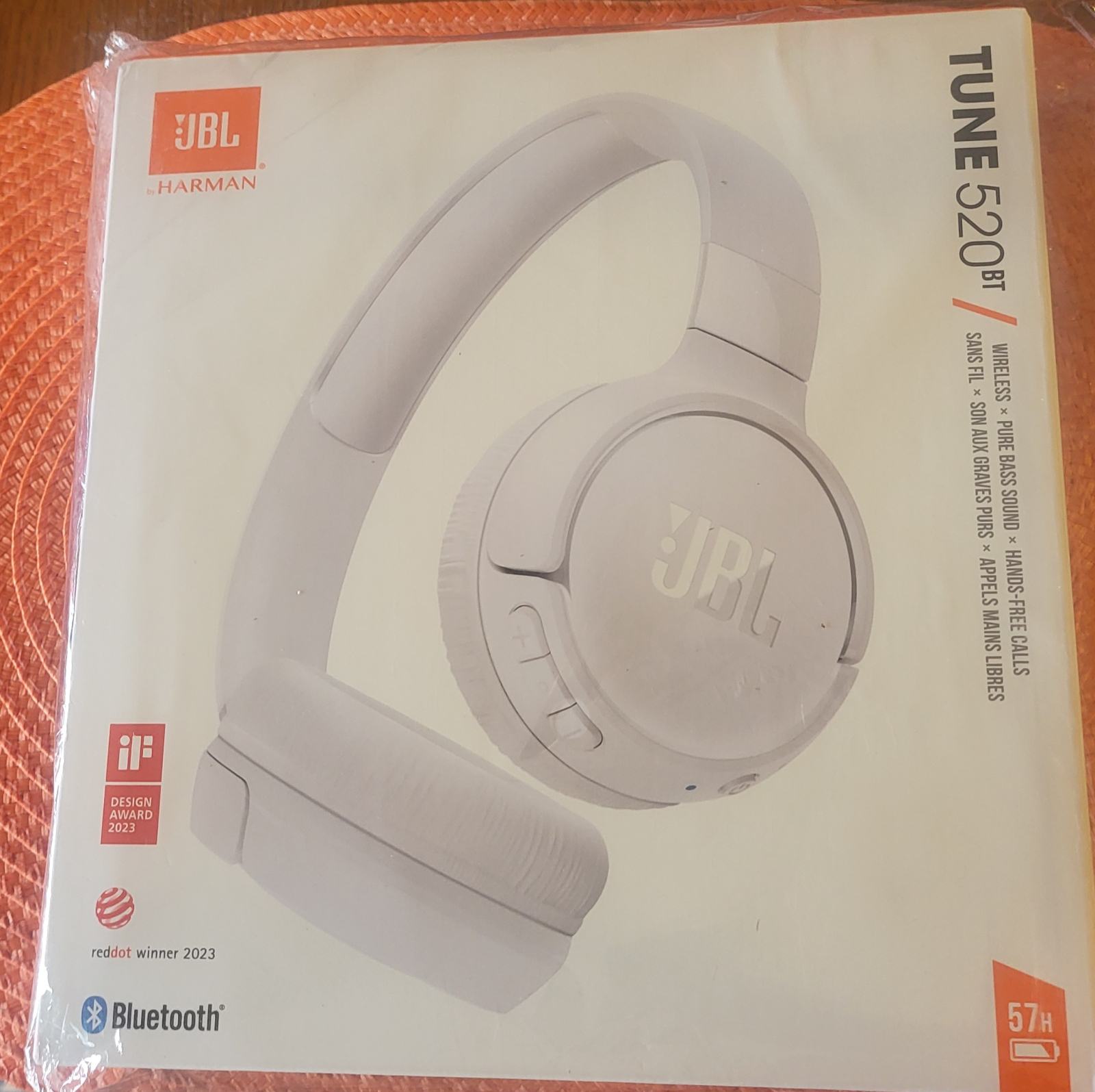 JBL Tune 520 BT white - NOVO