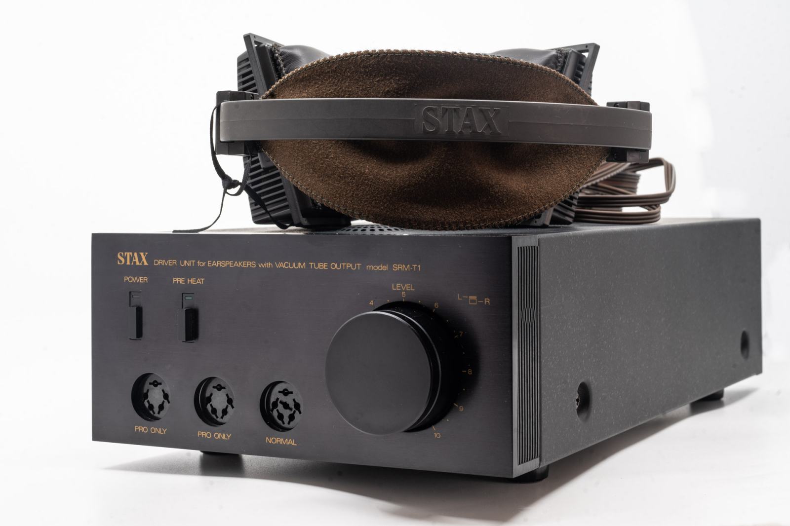 Stax SRM-T1 pojačalo na lampe i slušalice SR Lambda Signature