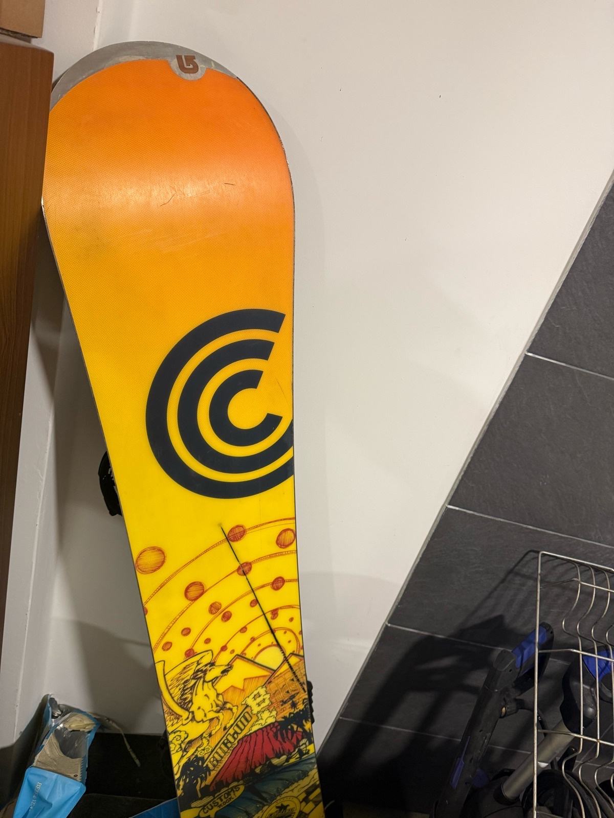 Snowboard burton custom+vezovi+buce