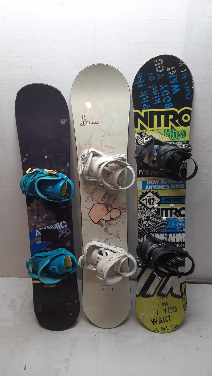 Snowboard s vezovima 130cm-142cm