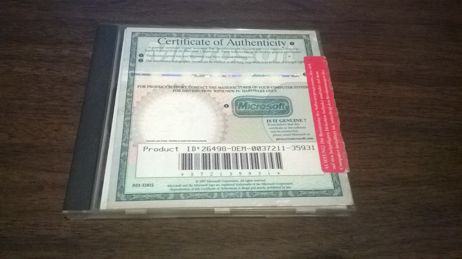 CD MICROSOFT WORD 97