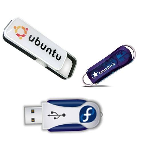 LINUX LIVE USB STICK (LinuxMint, Ubuntu, Fedora...)