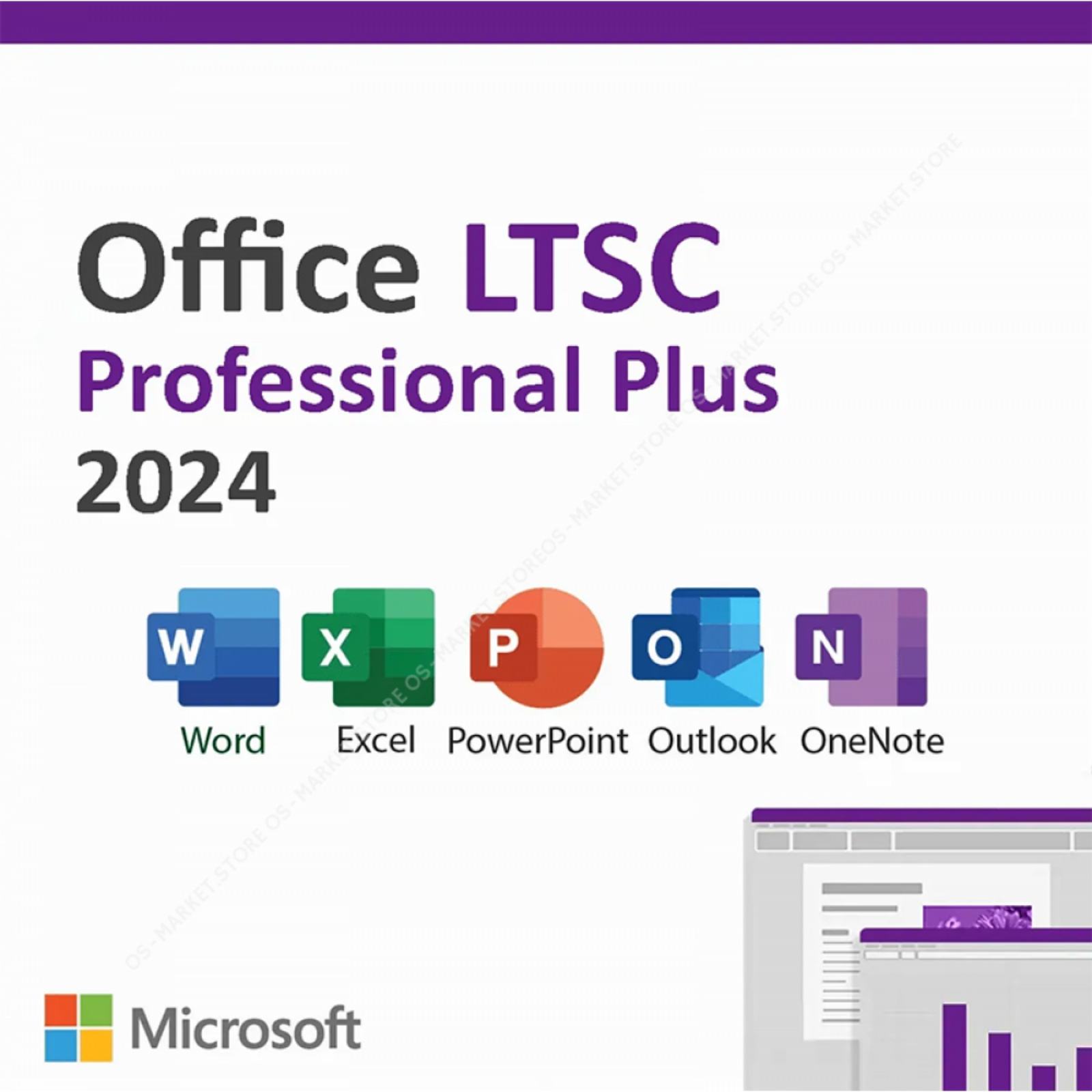 Microsoft-Office 2024 Ltsc Professional Plus Pc Microsoft Key Global