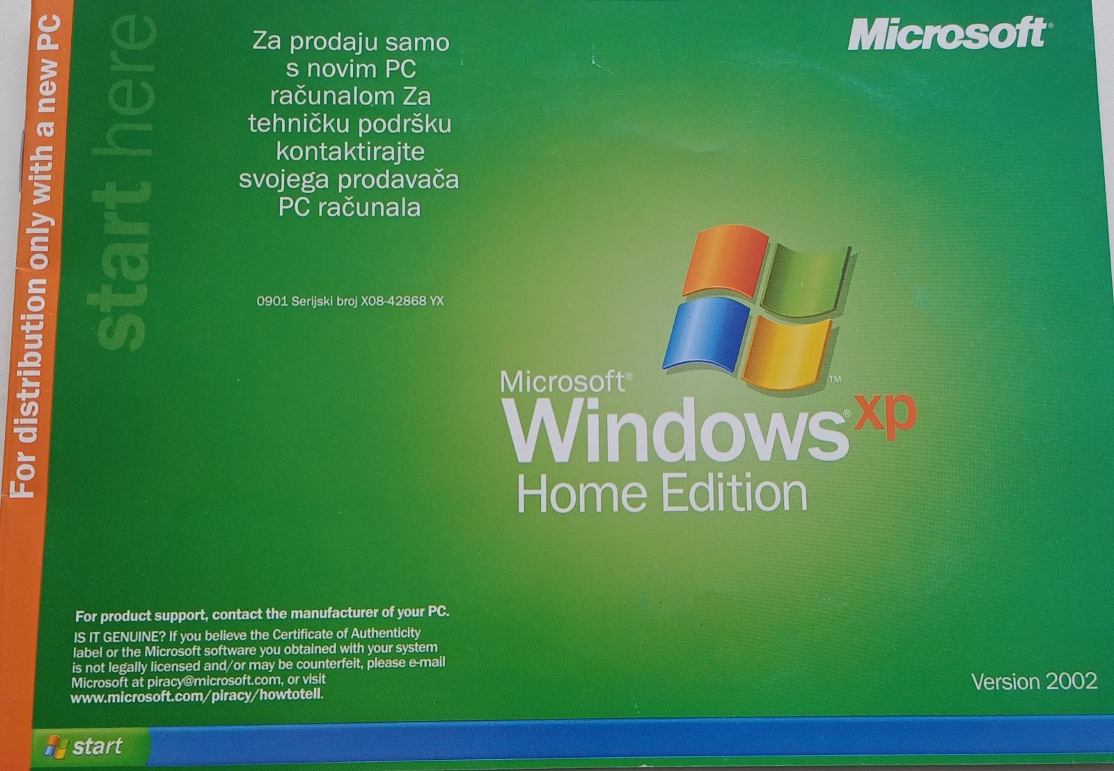 Microsoft Windows XP Home Edition