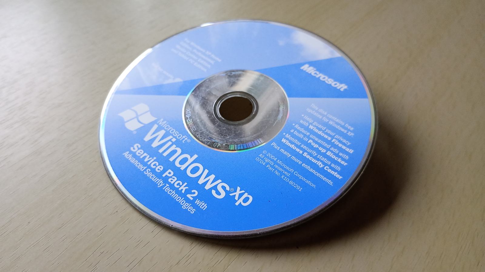 Microsoft Windows XP Service Pack 2 original CD