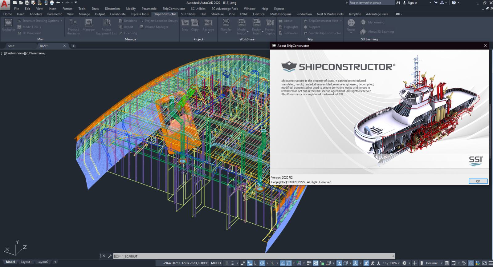 SSI Ship Constructor Enterprise Platform 2020 R2