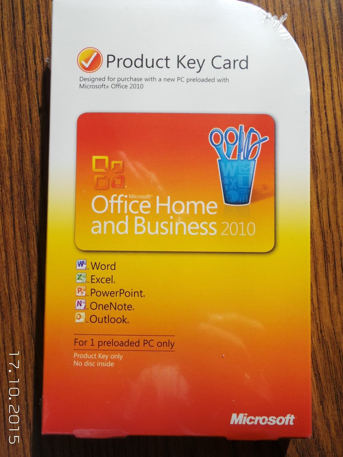 The Product Key Card Microsoft Office 2010, novo, zapakirano.