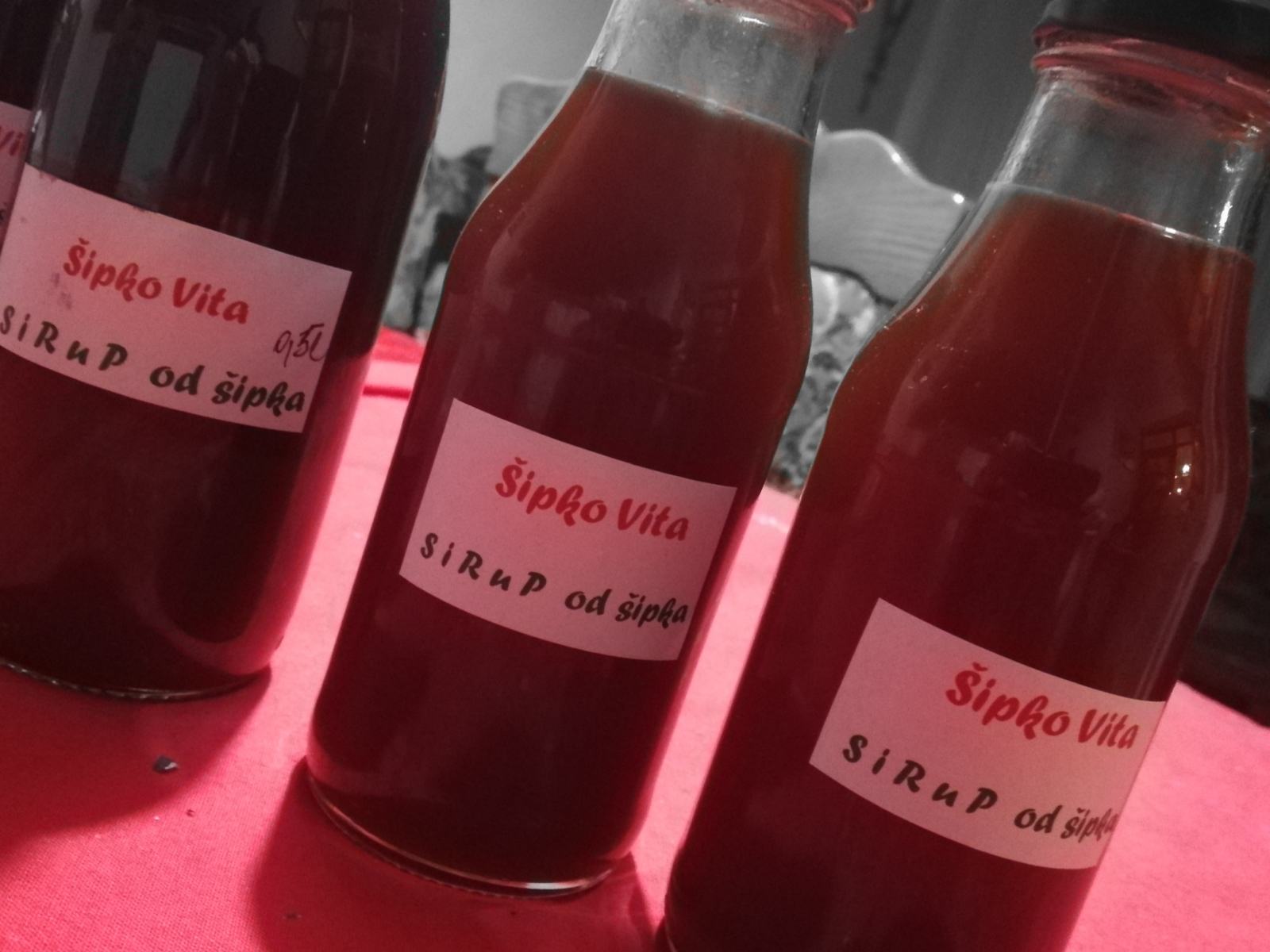 Sirup - divlji šipak - britanski ratni sirup