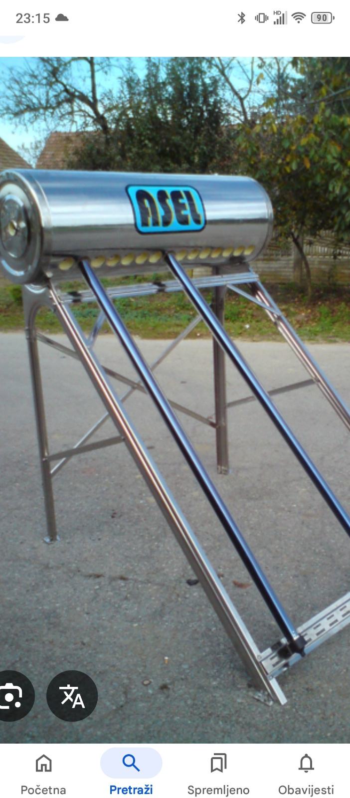 solarni kolektor i bojler 250 lit