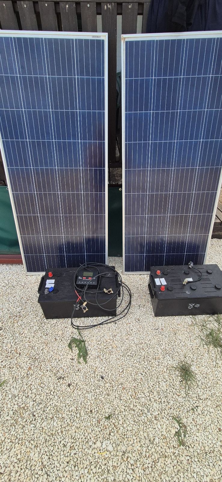 Solarni paneli, akumulatori i solar controll