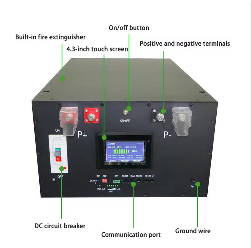 Solarna baterija REPT (LiFePo4) 18kWh/345Ah 48V JK BMS