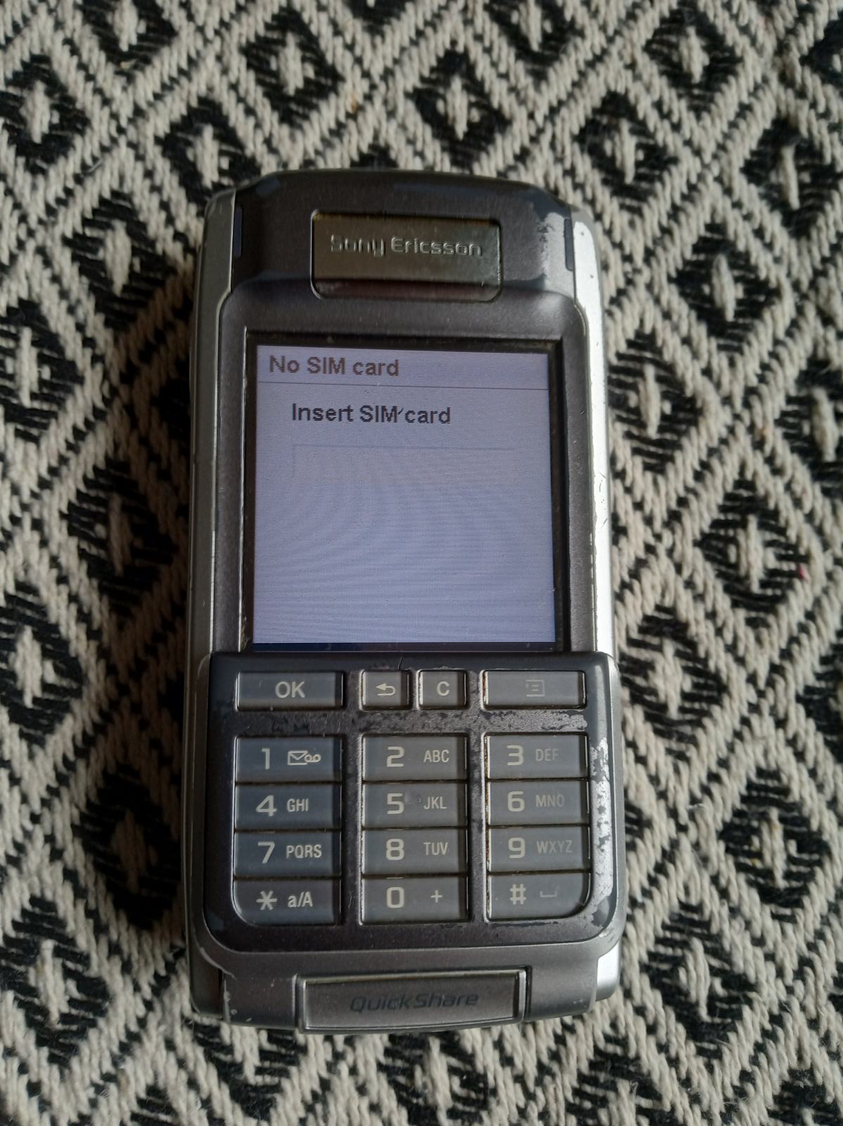 Sony Ericsson P910, sve mreže, nema Hrvatski meni