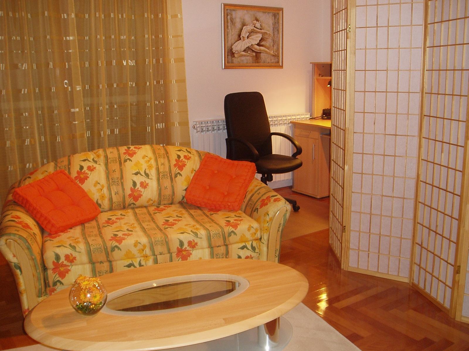 Paravan pregrada,179x43 cm po krilu,