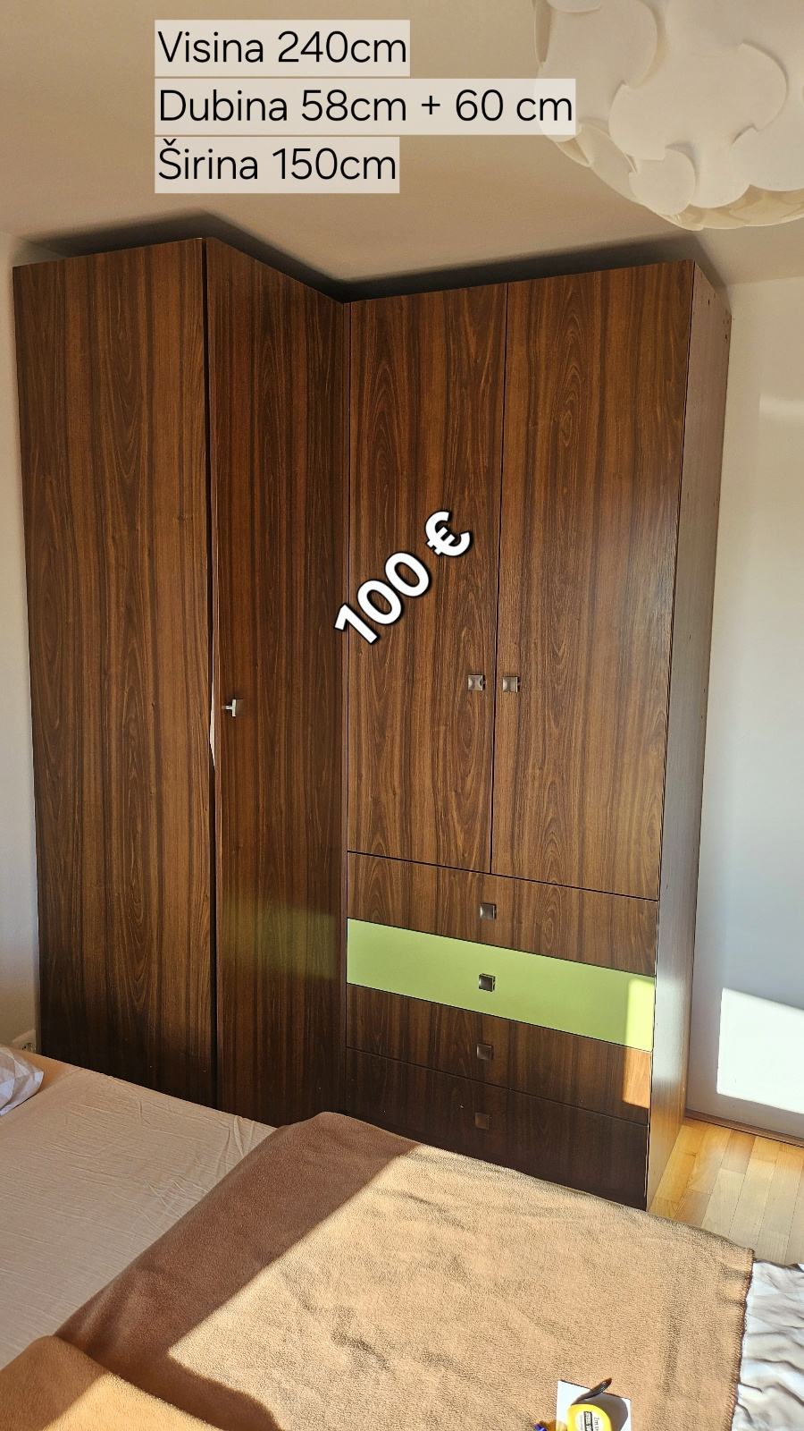 Garderobni ormari 3 kom.
