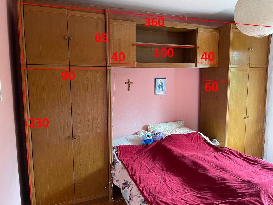 Spavaća soba, most ormar 360x230 cm