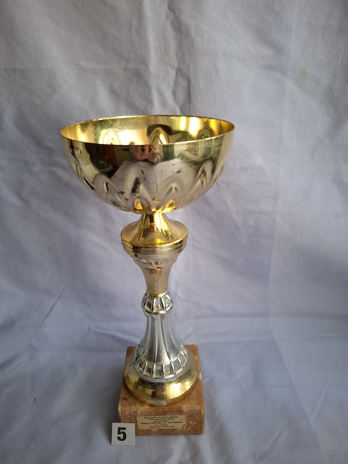PEHAR SPORTSKI. Br-5. CAC.Rijeka-2002 g. Mob