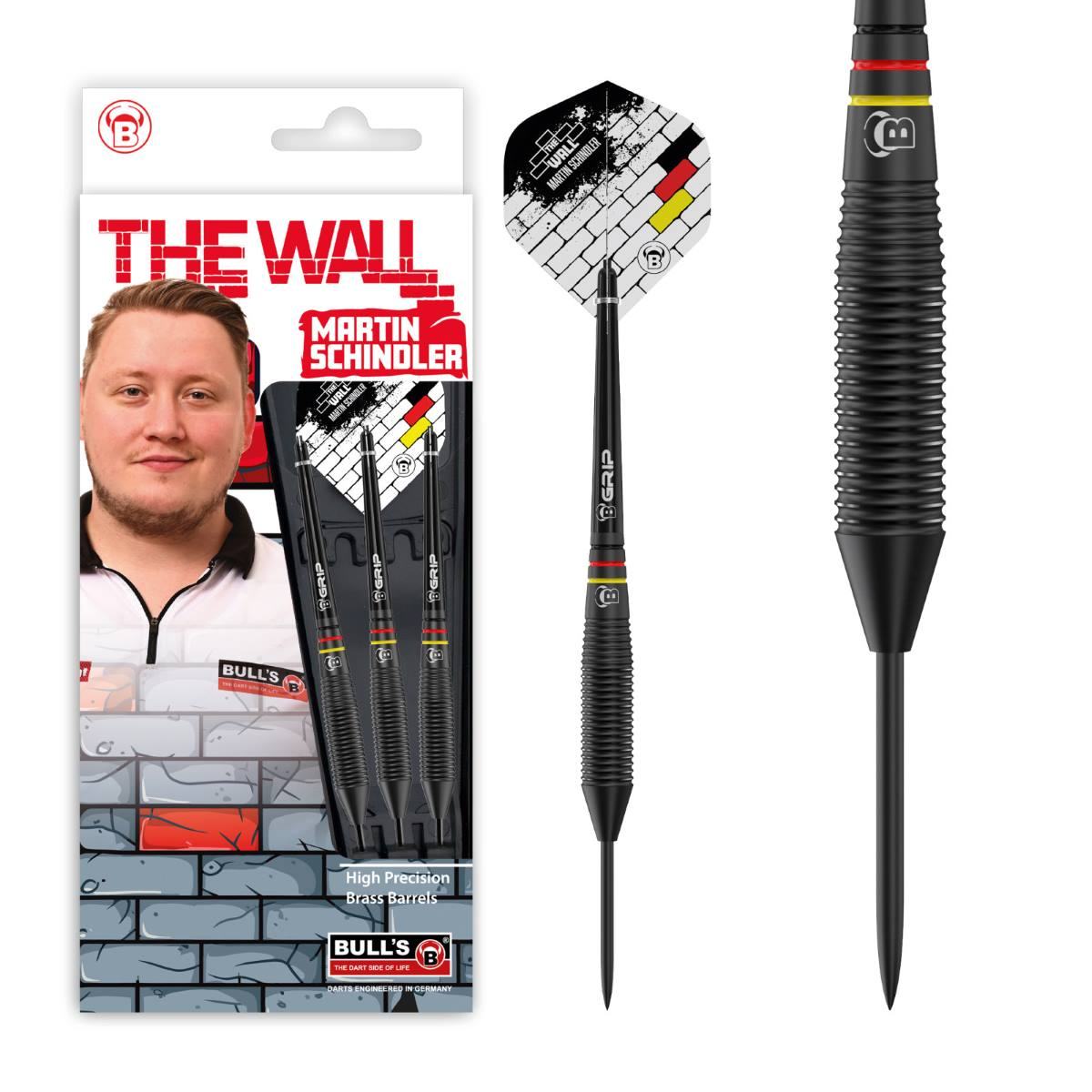 Pikado strelice Bulls Martin Schindler Black Brass | Steel | 23 grama