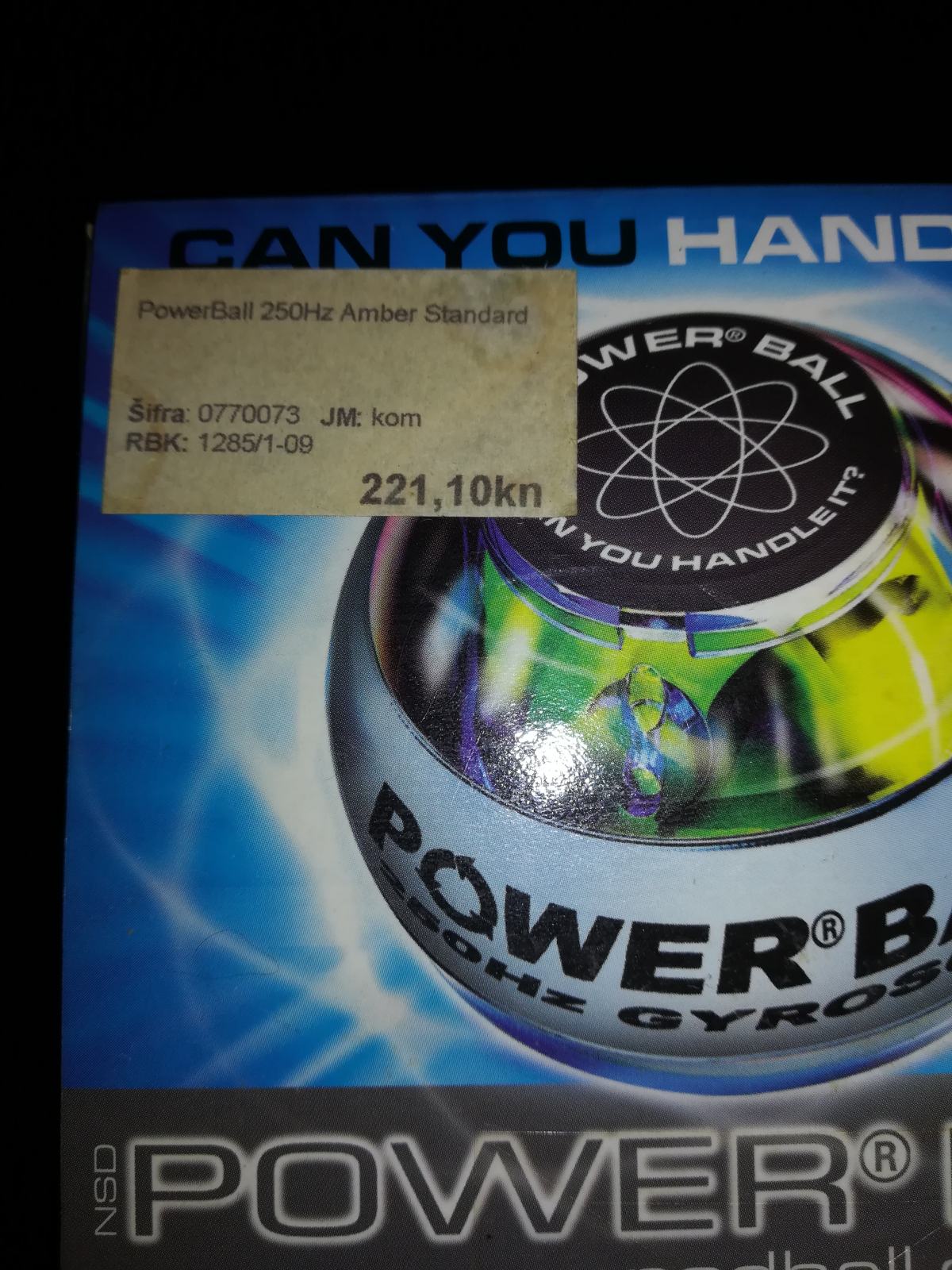 Powerball, 250Hz, Amber Standard